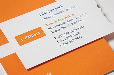 iFathom Corporation - Naming and Corporate Identity - Impagination Inc.